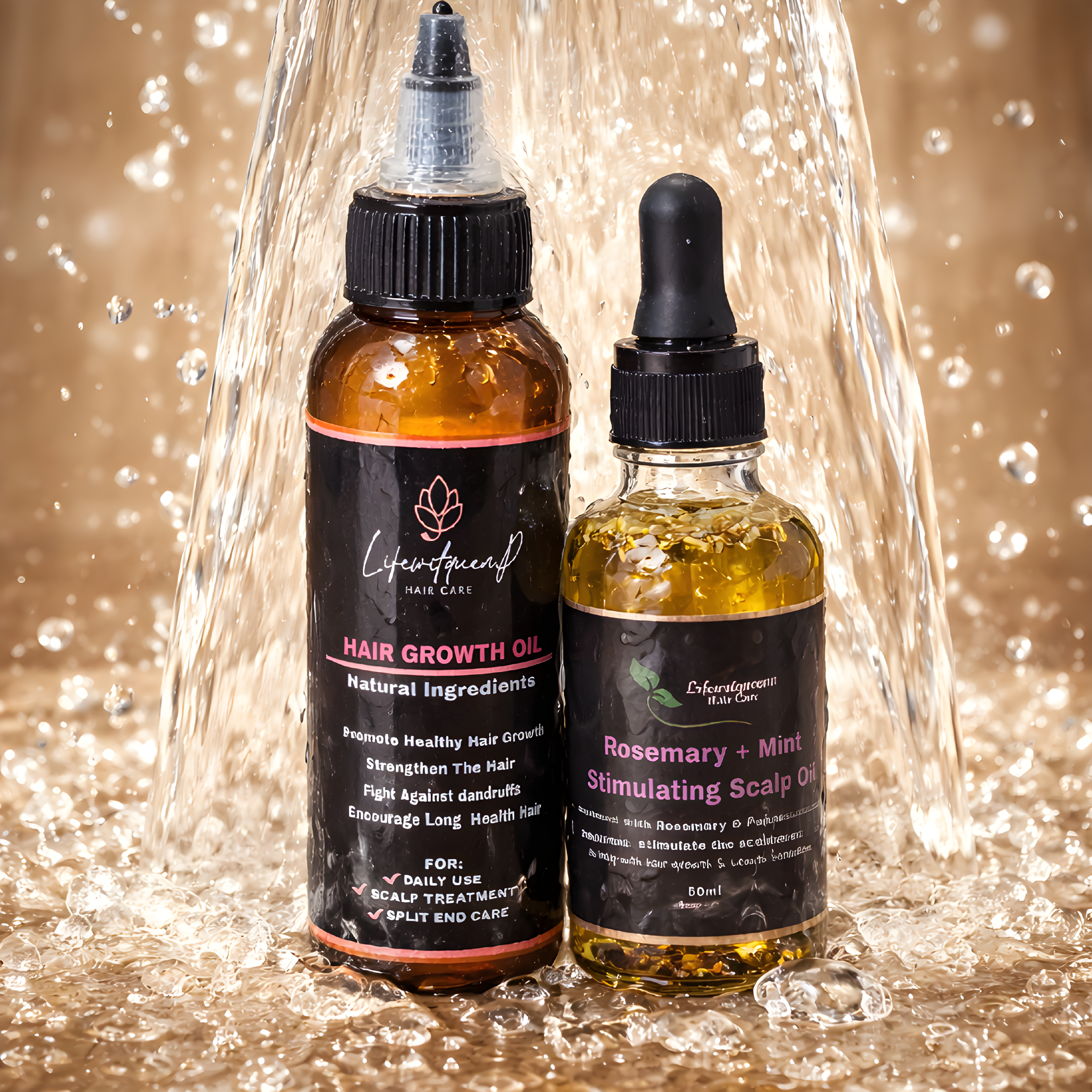 Growth Revive Herbal Hair Thickness Hair Grow Oil Combo – Lifewitqueenp ...