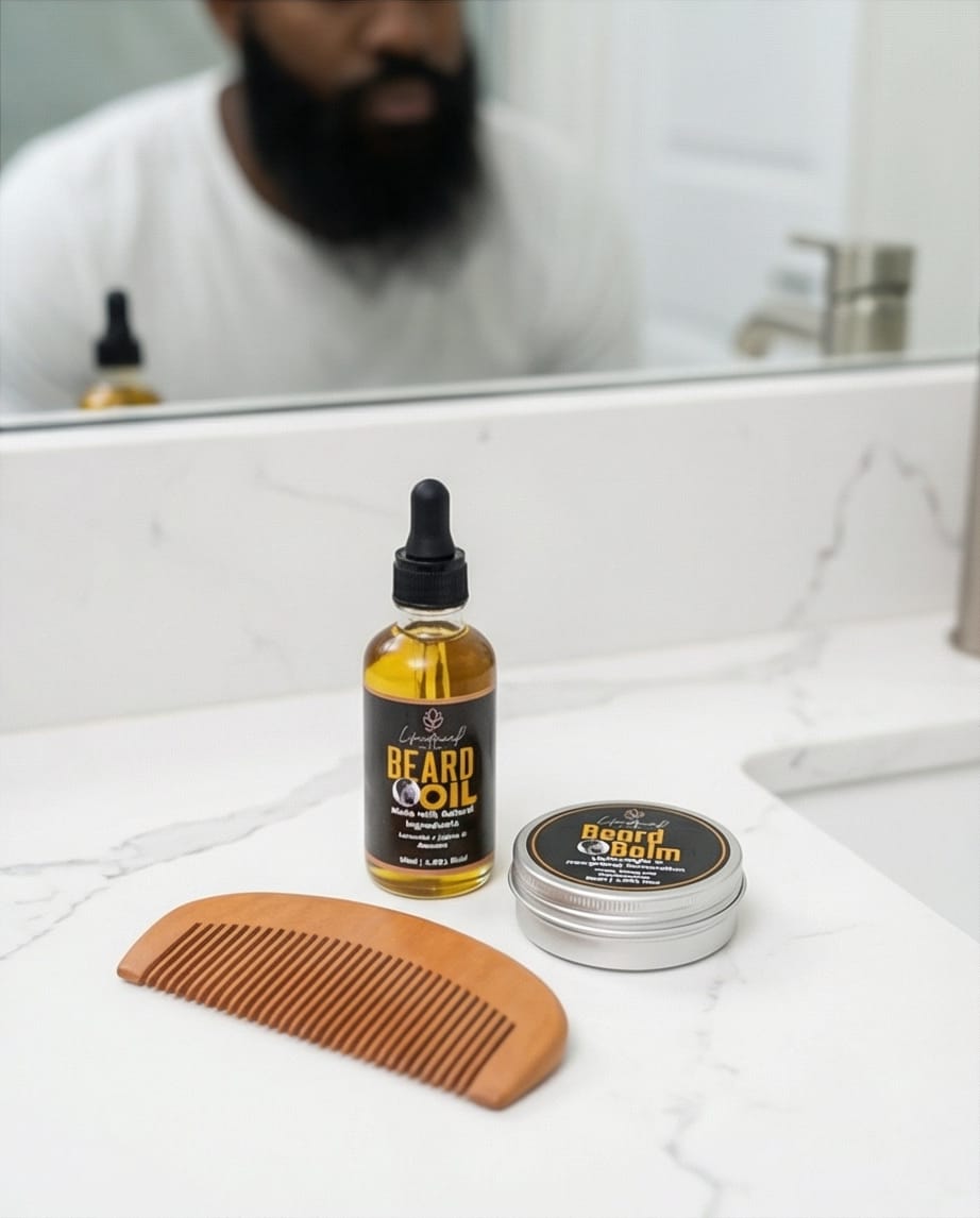 Beard Care Duo Set - Natural Beard Oil & Balm Bundle – Lifewitqueenp.shop