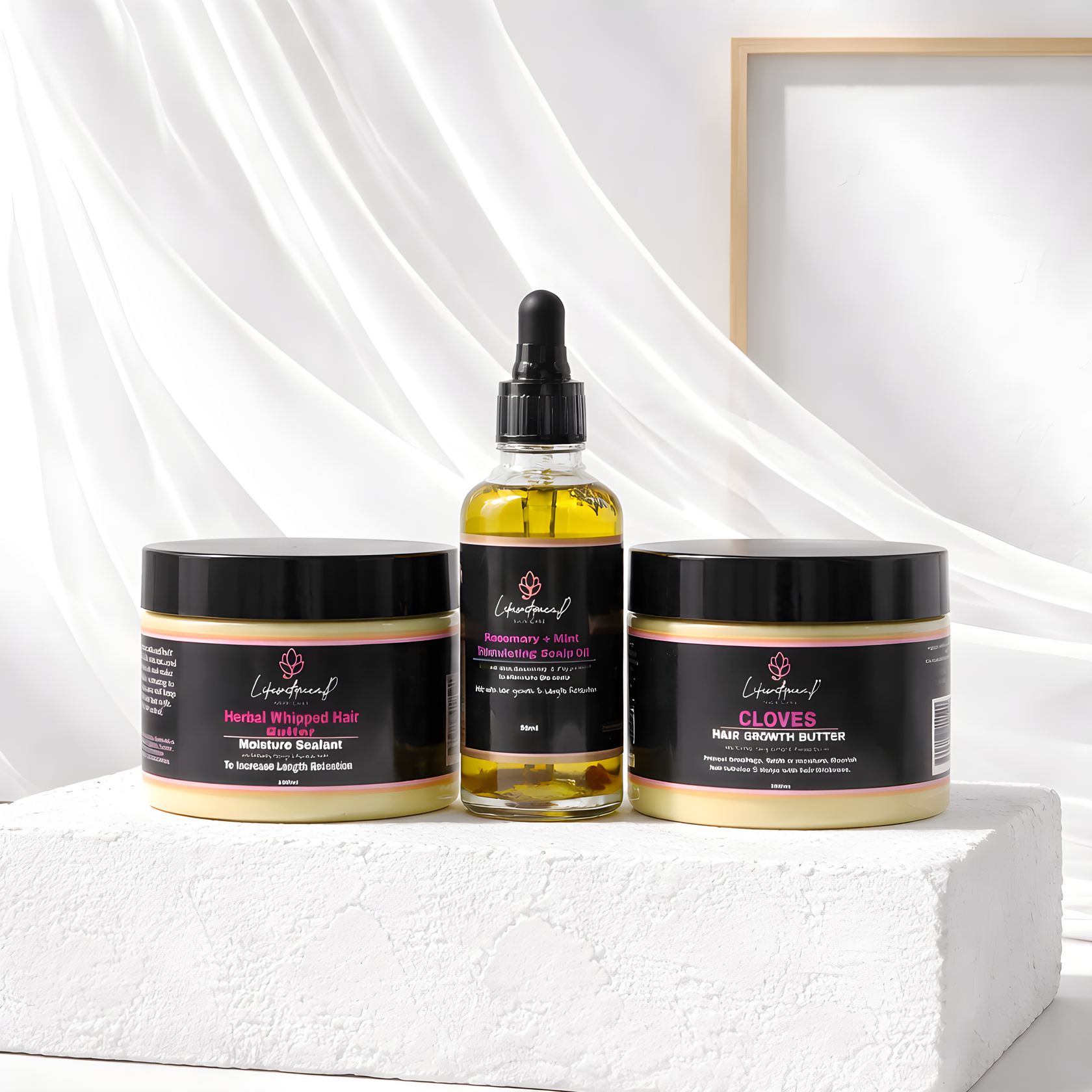 Hair Butter & Rosemary + Mint Oil Bundle – Lifewitqueenp.shop