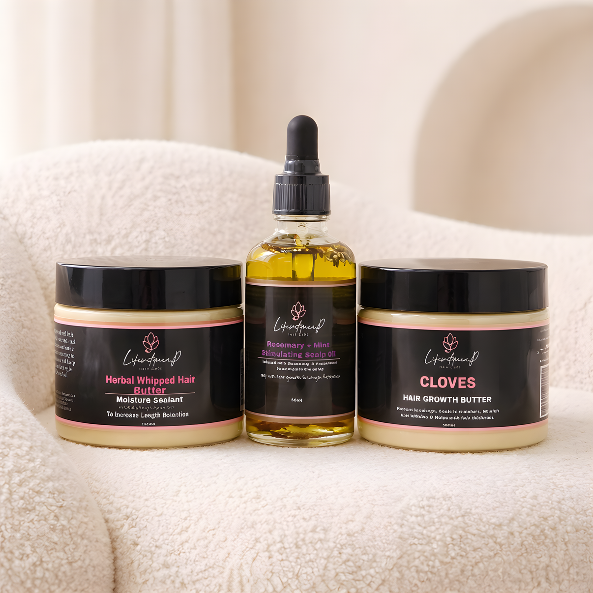 Hair Butter & Rosemary + Mint Oil Bundle – Lifewitqueenp.shop